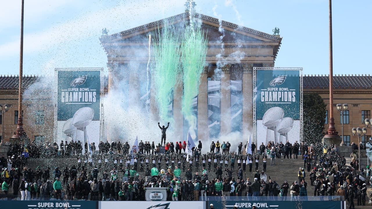 Eagles parade: Key moments from Eagles Super Bowl parade celebration