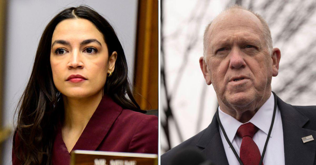 Alexandria Ocasio-Cortez Claps Back at Donald Trump's Border Czar Tom Homan Alexandria Ocasio-Cortez Claps Back at Donald Trump's Border Czar Tom Homan