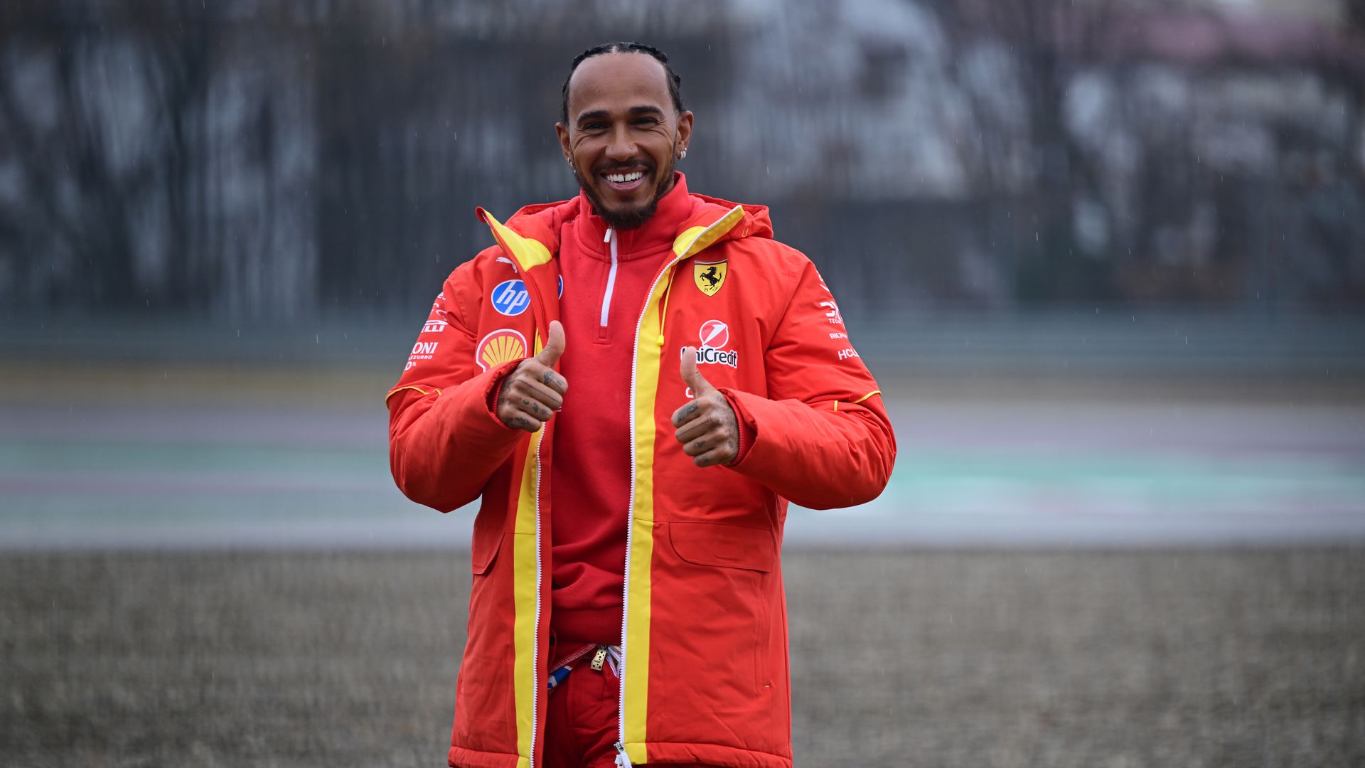 Lewis Hamilton’s first Ferrari F1 days captured in incredible new team ...