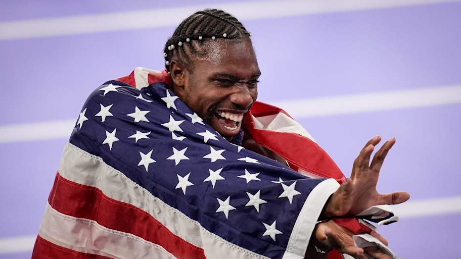 Noah Lyles is poised to finally race the NFL's fastest wide receiver