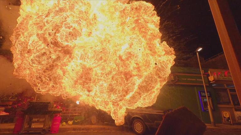 Watch jaw-dropping moment EastEnders’ Queen Vic explodes in spectacular ...
