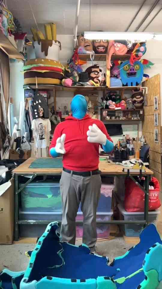 Creating a Colorful Cartoon Character Costume