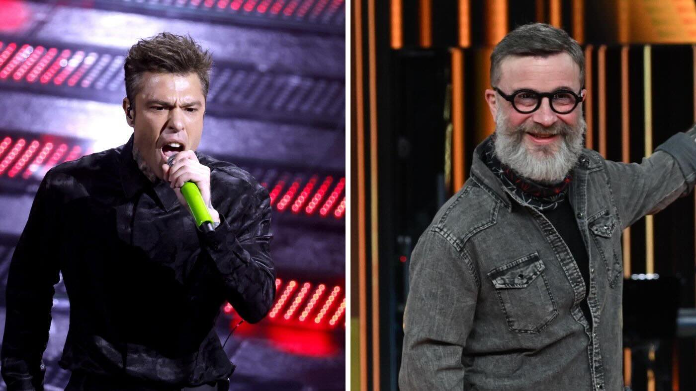 Sanremo 2025, Fedez e Masini con le barre del rapper su «Bella Stronza ...