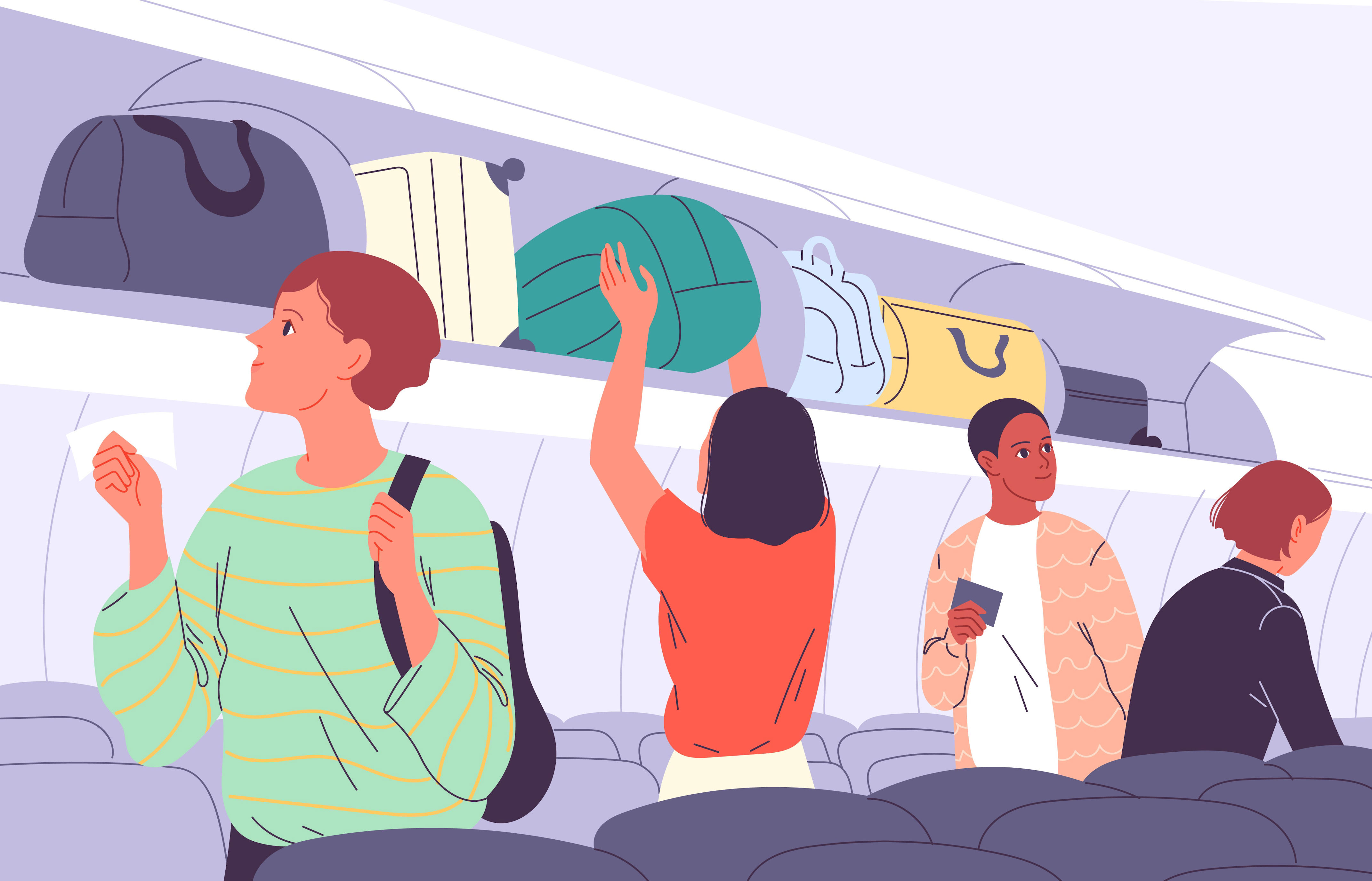 Should Airlines Guarantee Overhead Bag Space for All Fliers?