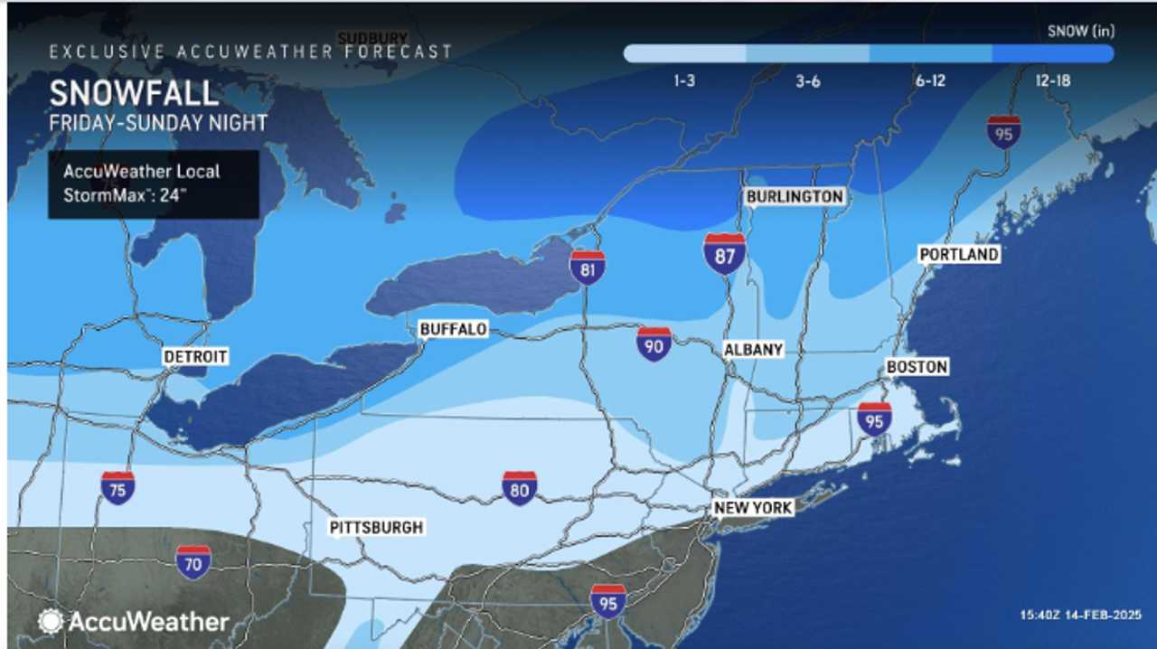 New Forecast Maps: Here Are Projected Totals For Snow, Areas Where Icy ...