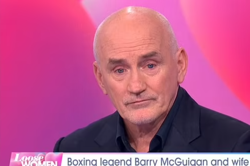 Barry McGuigan chokes back tears on Loose Women discussing the death of ...