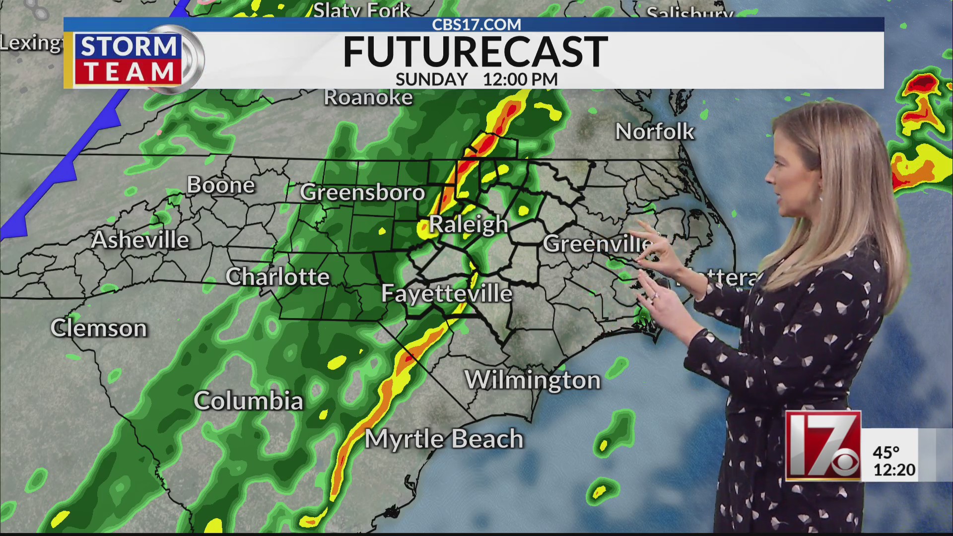 Sun stays but stormy weekend ahead, Friday reaches 40s