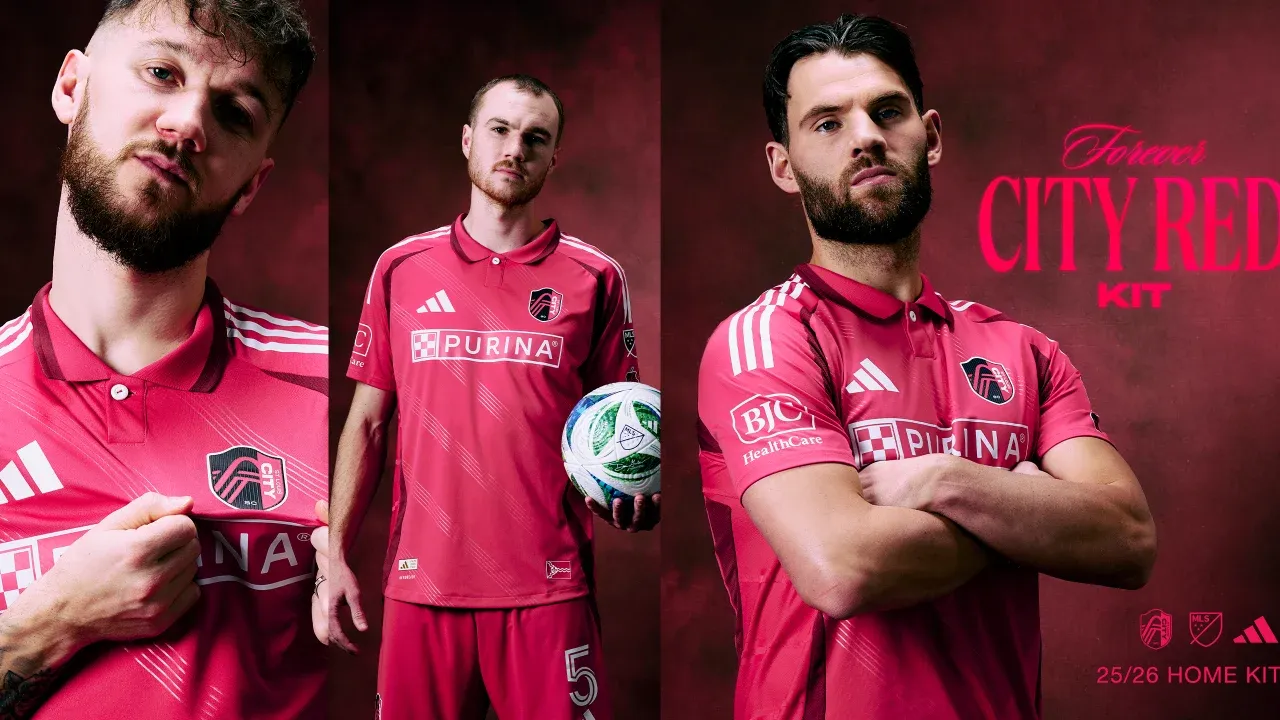 St. Louis CITY SC releases 'Forever CITY Red' Kit for 2025/26 seasons