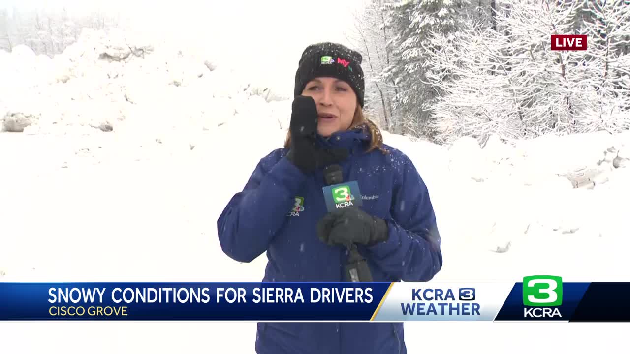 California Sierra snow | Reporter Melanie Wingo gives updates on ...