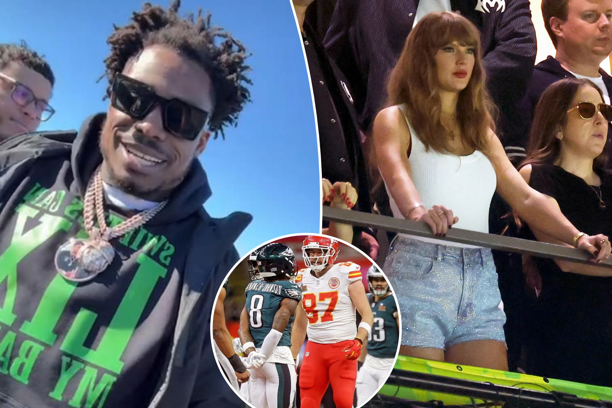 C.J. Gardner-Johnson attacks Taylor Swift fans with vile hoodie at ...