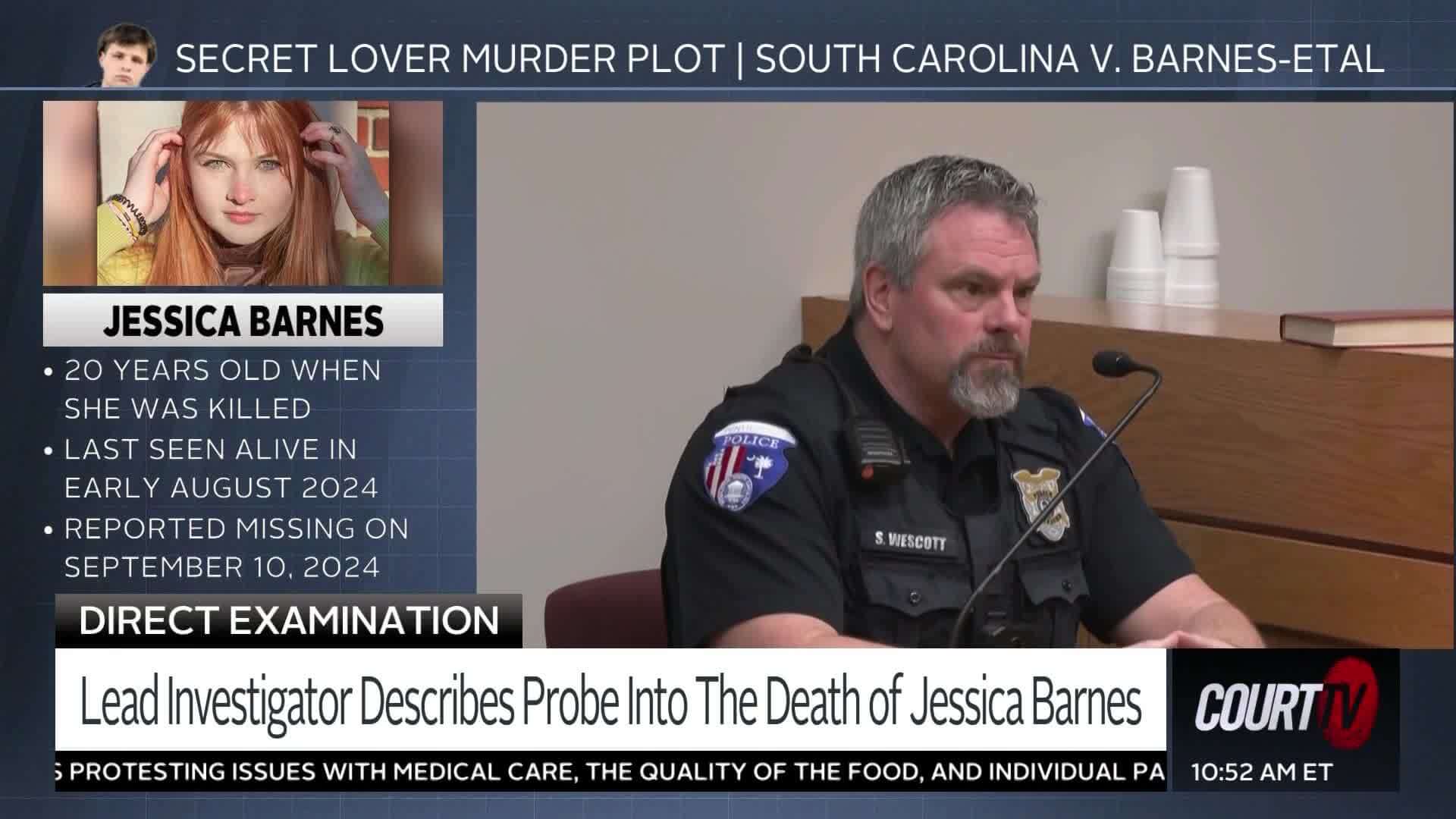 Lead Investigator Testifies About Jessica Barnes’ Death