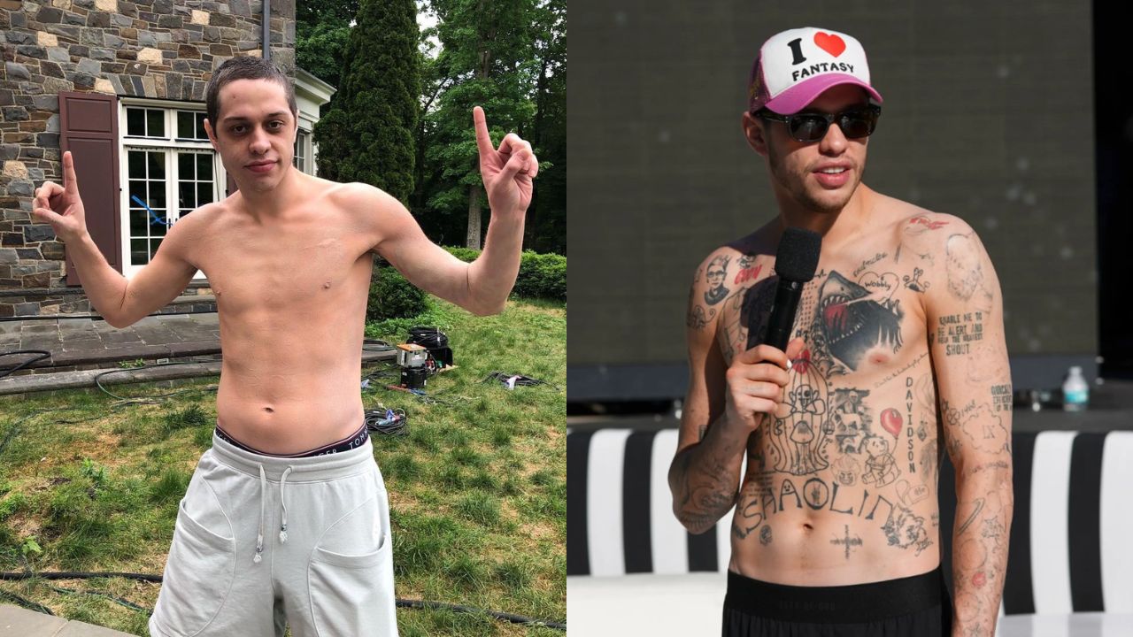 Pete Davidson dépense 200 000 $ pour se faire enlever ses tatouages et choque ses fans avec son ...