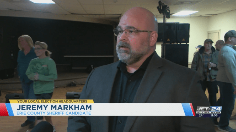 Jeremy Markham announces run for Erie County Sheriff