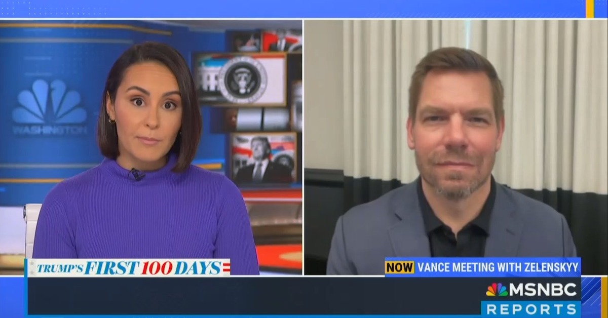 Eric Swalwell Blasts Joint Interview With Trump Border Czar and Eric ...