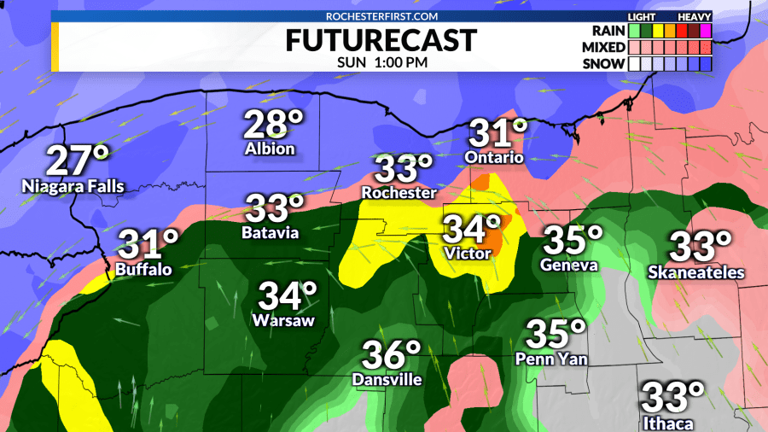 Weather Forecast: A weekend storm brings snow, ice and rain