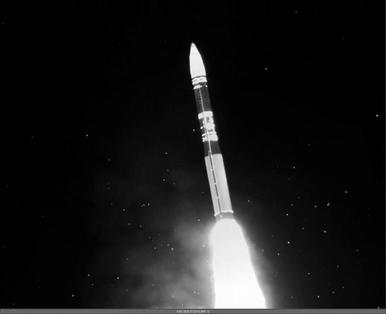 Air Force test launching ballistic missile for nuclear readiness drill