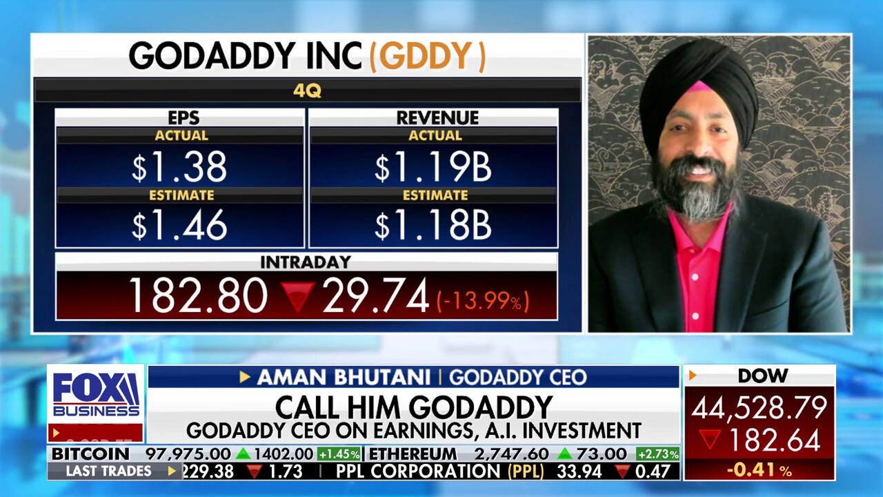 GoDaddy CEO says ‘across every metric’ his company is doing ‘really well’
