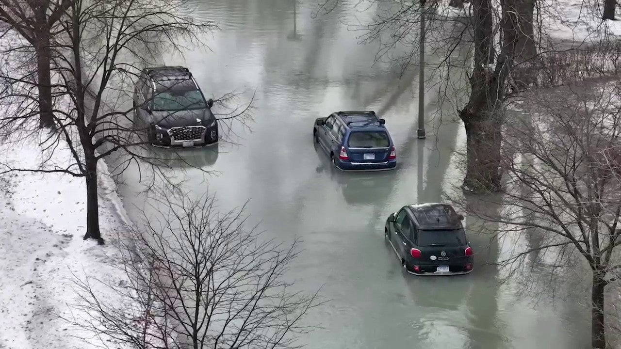 Watch: Drone shows massive water main break wreaking havoc in frozen ...