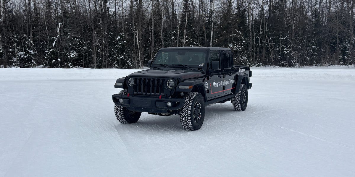 Magna Ditched the V6 and Built a Battery-Electric Jeep Gladiator