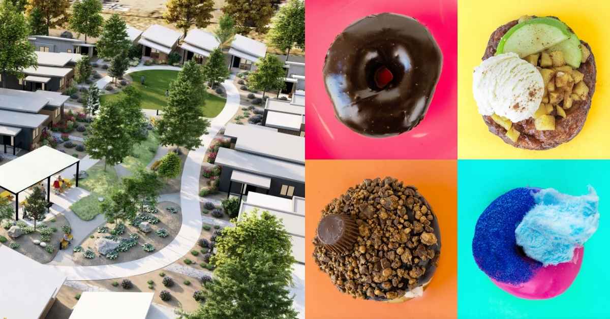 In this tiny home village for the homeless, a new house comes with a ...