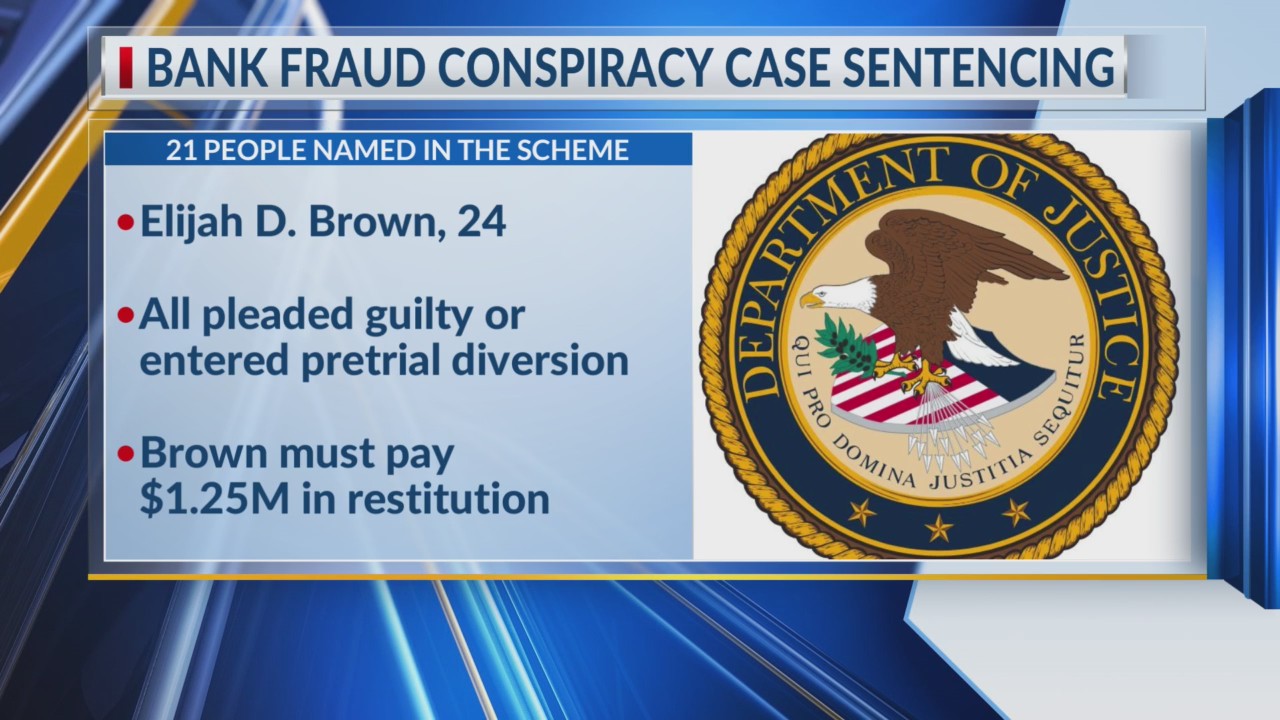 One sentenced in bank fraud conspiracy case