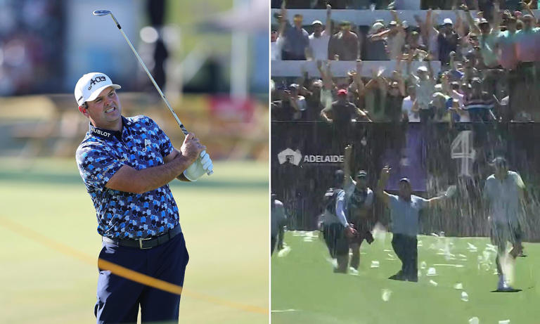 LIV Golf star Patrick Reed sends Adelaide crowd into a frenzy with a ...