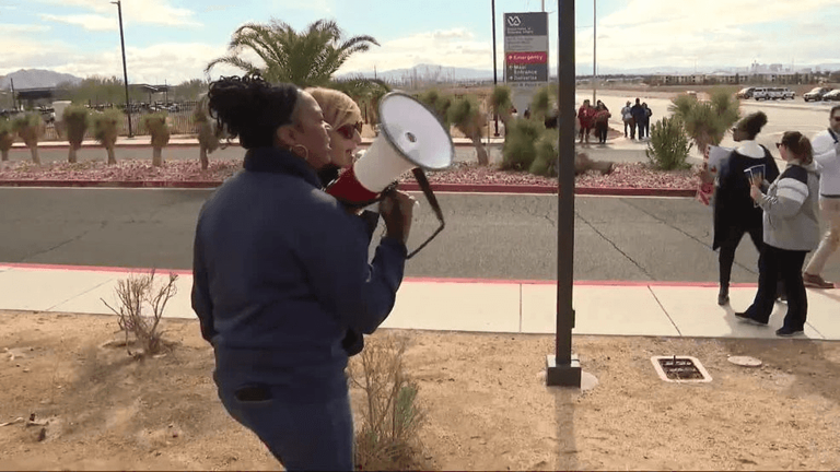 North Las Vegas VA hospital staff protest job cuts, fear impact on ...
