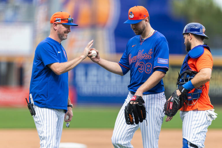Tylor Megill in fight for Mets opening day roster spot again: ‘Sucks ...