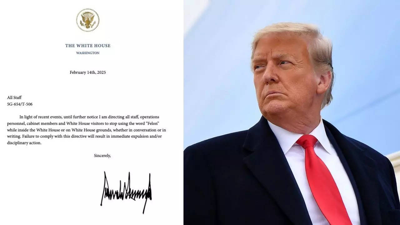 Word 'felon' banned in White House records? Social media buzzes with ...