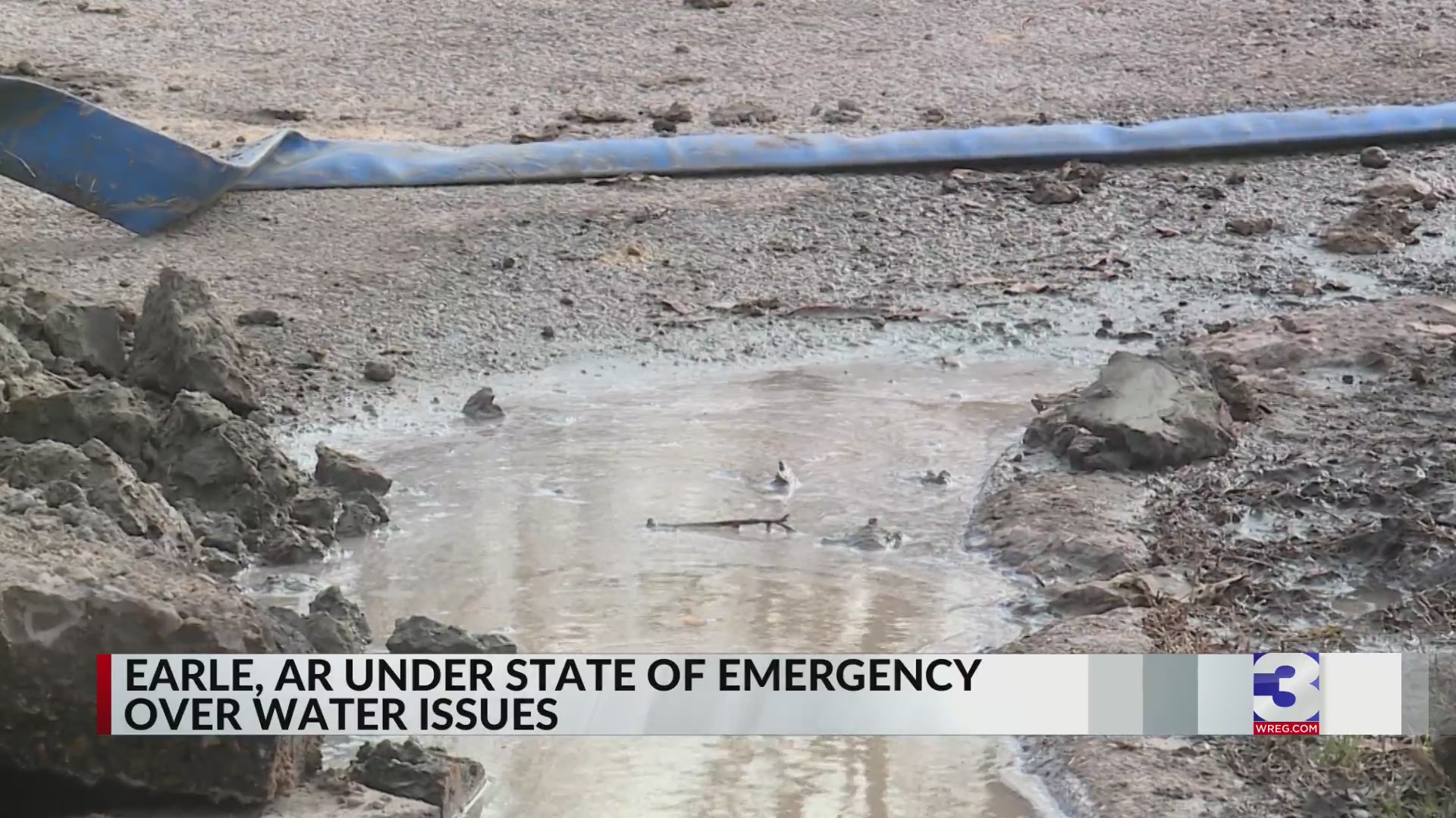 Boil order after pipe collapse Earle, AR