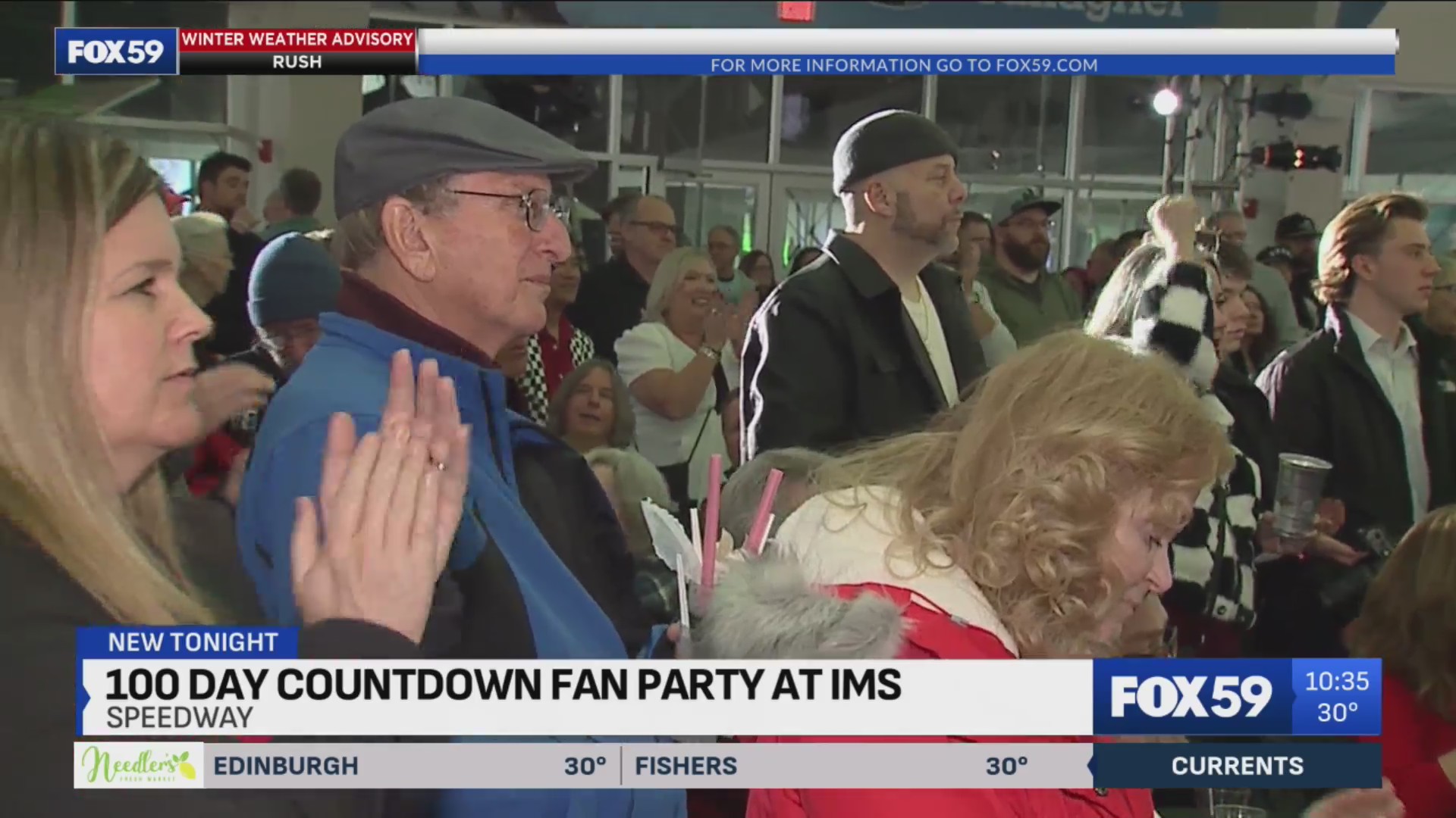 100 day countdown fan party held at IMS