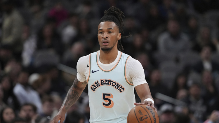 Spurs' Champagnie casts Stephon Castle as his vote for Rookie of the Year