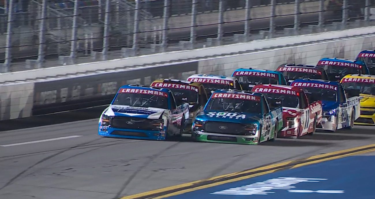 Ben Rhodes, Ty Majeski lead field to green for season opener at Daytona