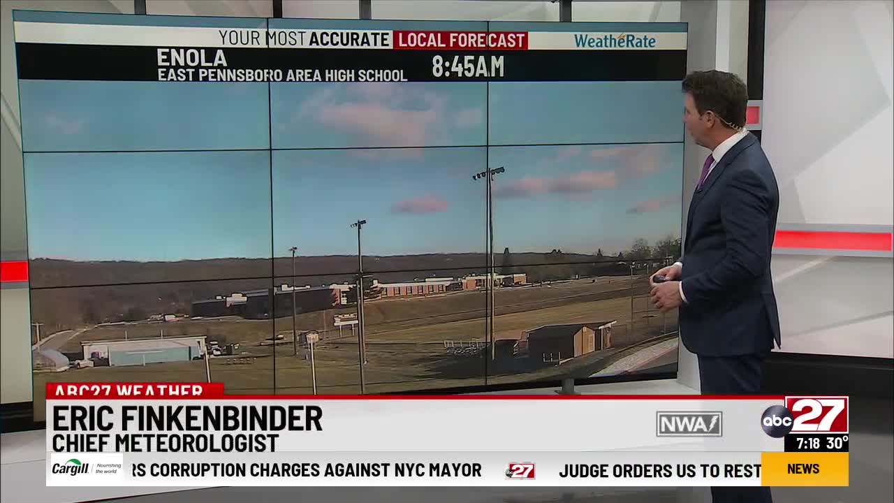 Eric's Friday PM forecast update