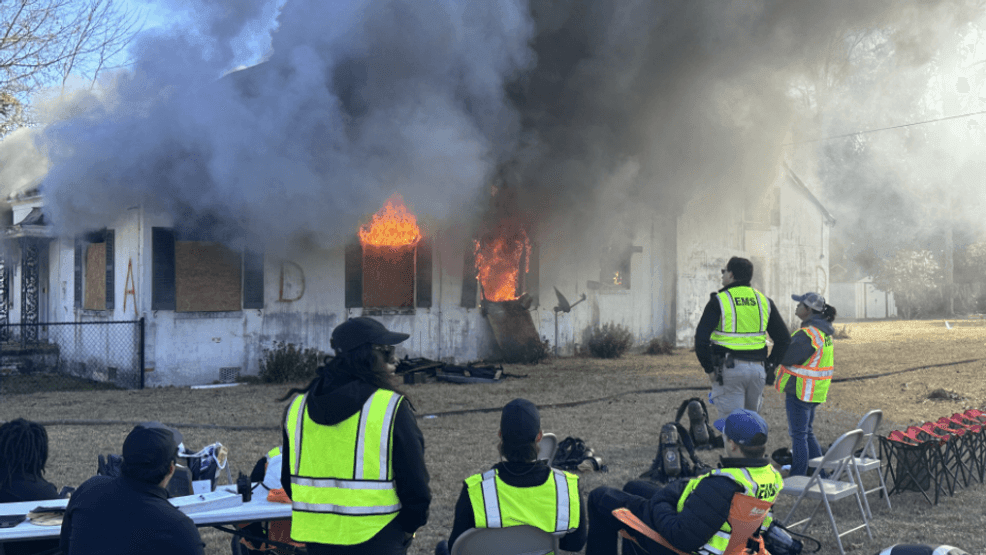 Kinston Fire Department conducts crucial live fire training near Emma ...