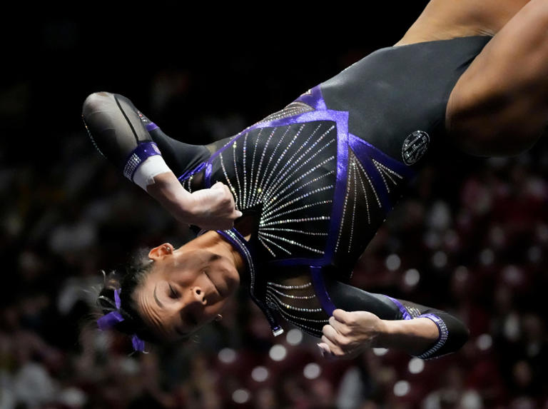 OU women's gymnastics suffers first loss of season as No. 1 Sooners ...