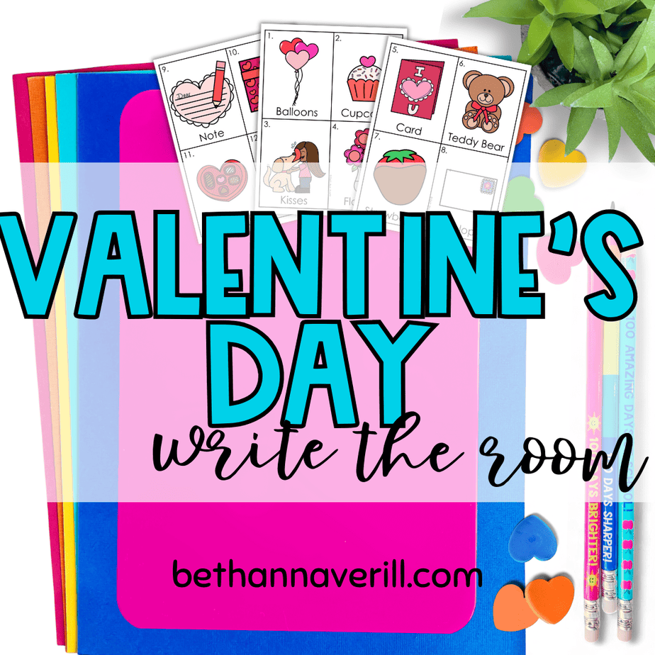 Valentine's Day Write the Room Printable for Engaged Learning