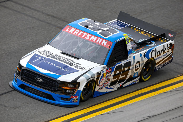 NASCAR starting lineup for Truck race at Daytona in February 2025