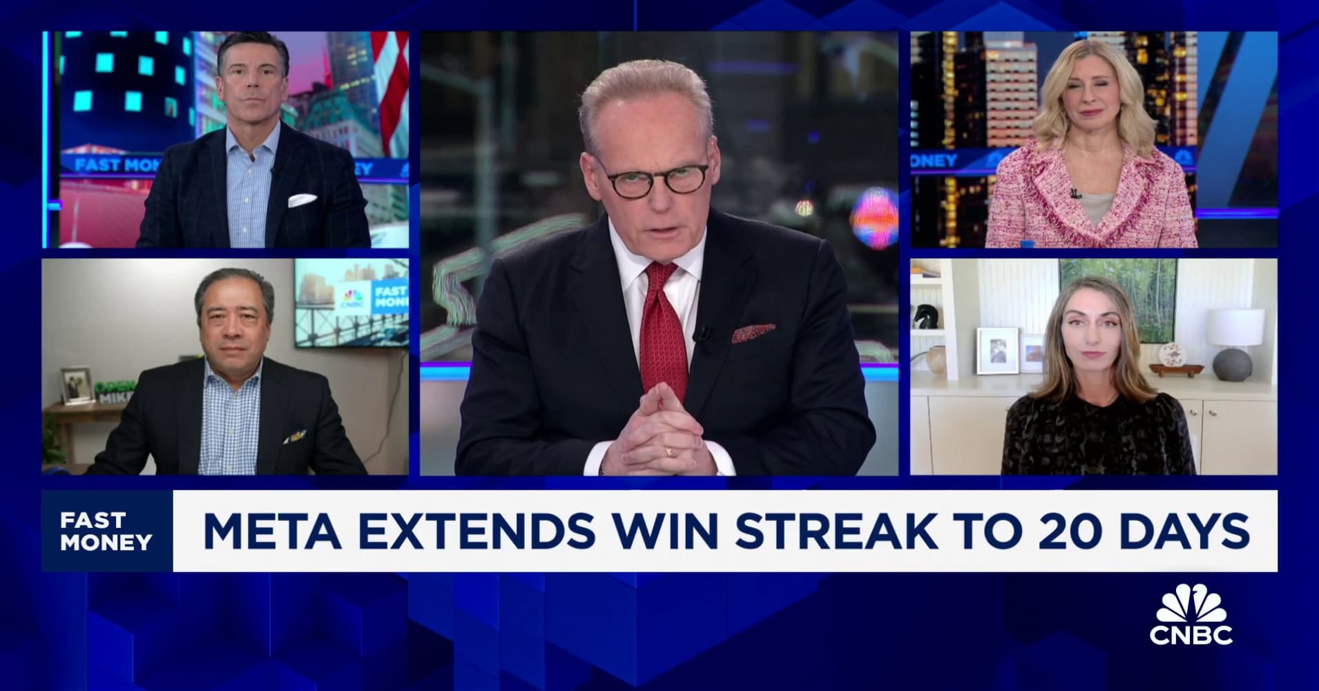 'Fast Money' traders talk Meta's stock run