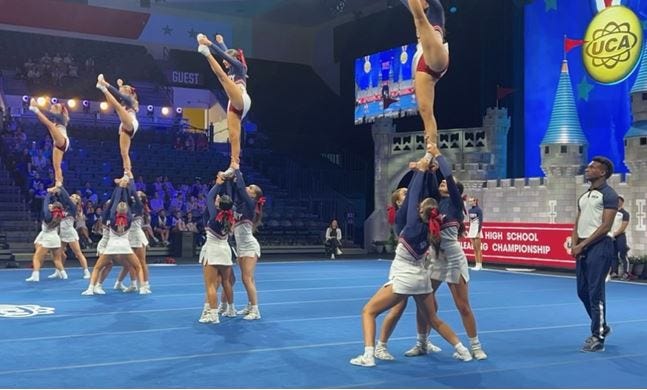 Perry High School cheerleading wins national title