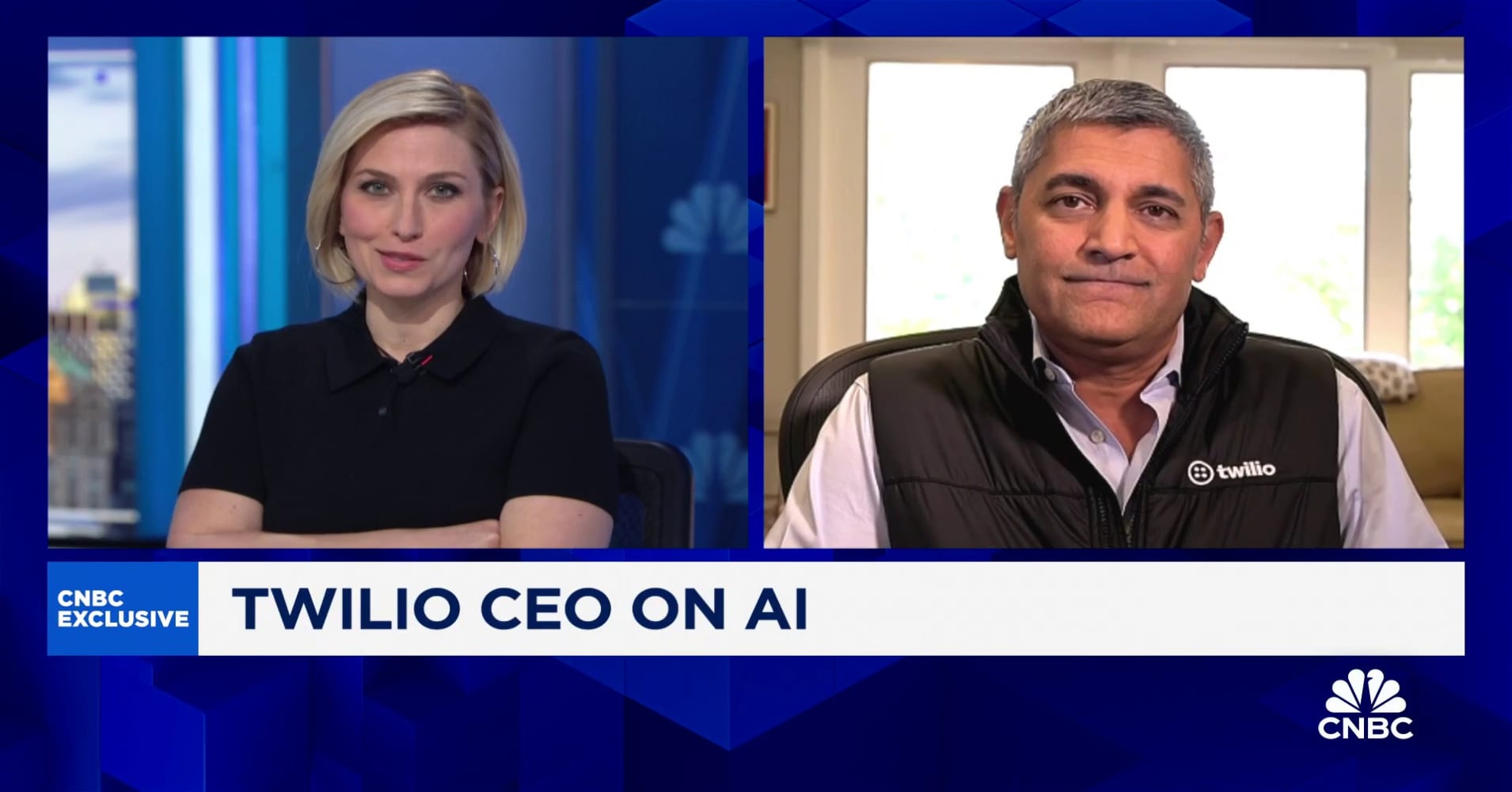 Twilio CEO Khozema Shipchandler: AI revenue outlook 'more medium-term'