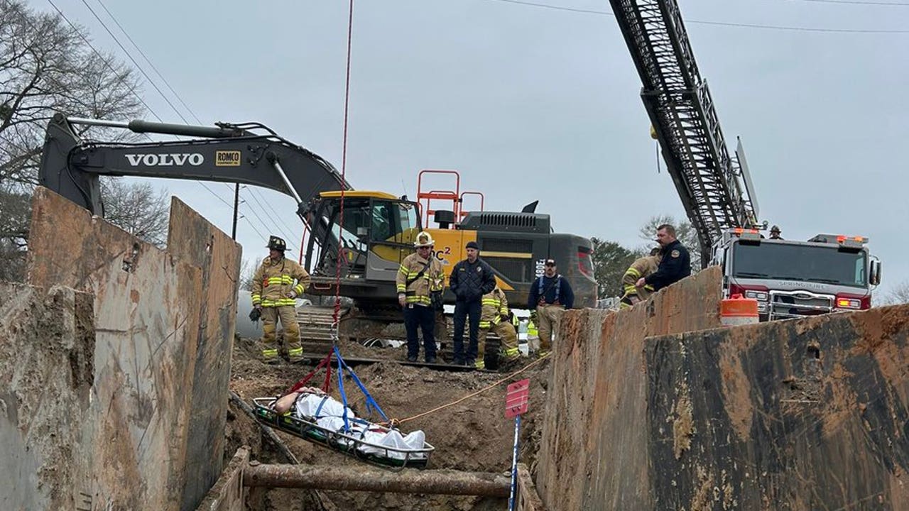 North Harris County: Construction employee rescued from trench after ...