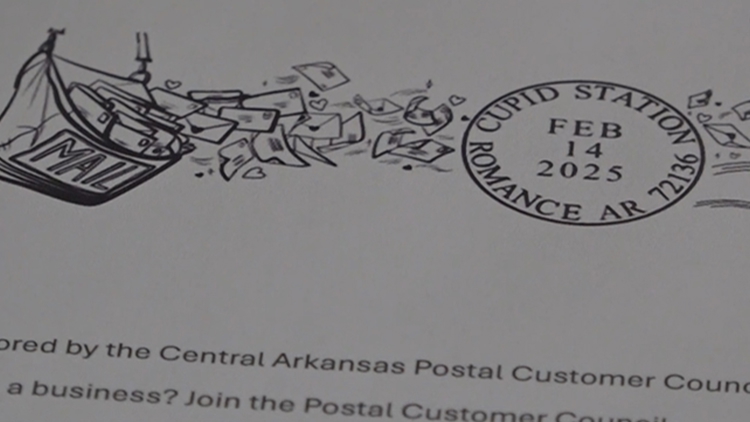 Love letters take flight in Arkansas with custom postmark from Romance