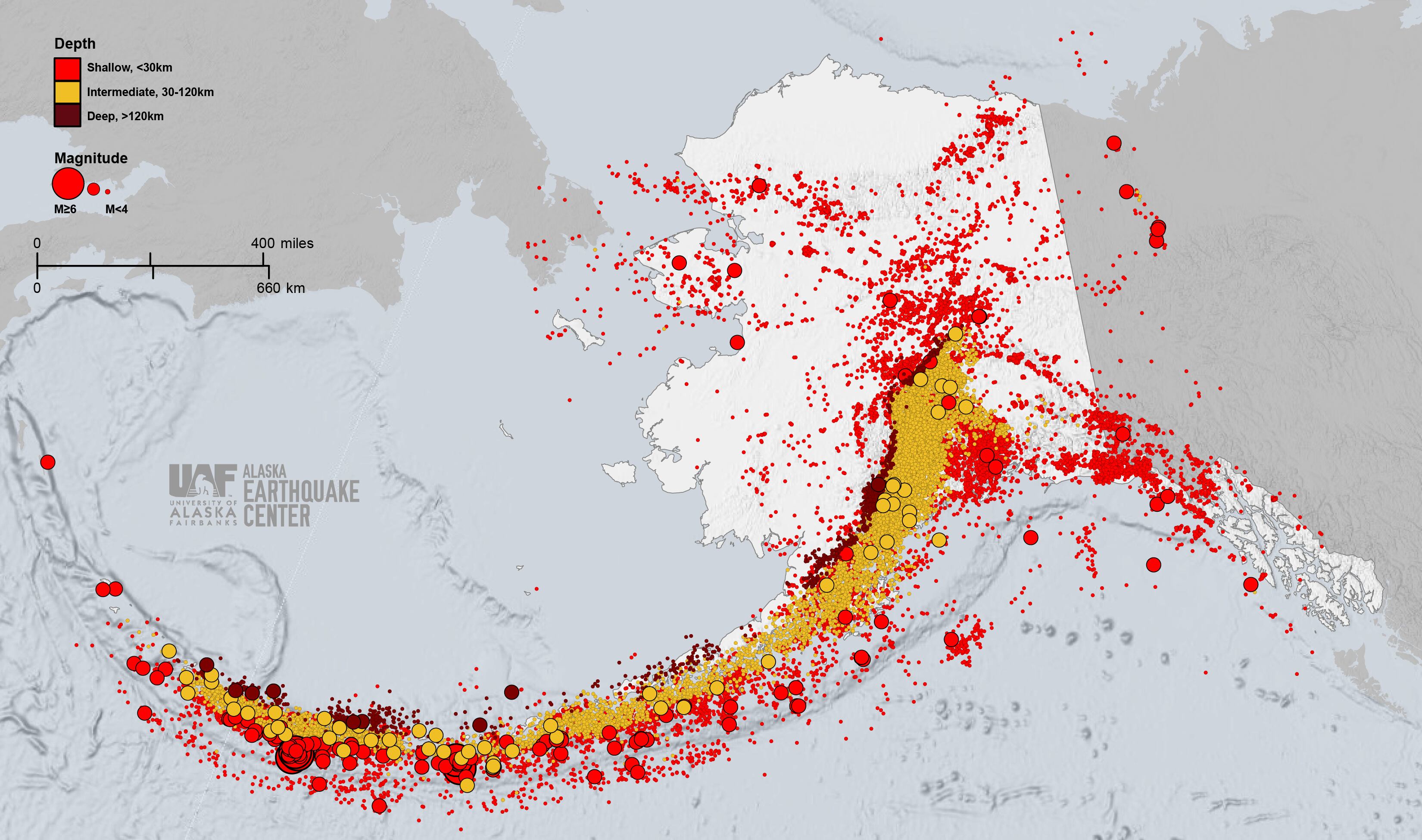 Alaska’s two largest quakes in 2024 were magnitude 6.3