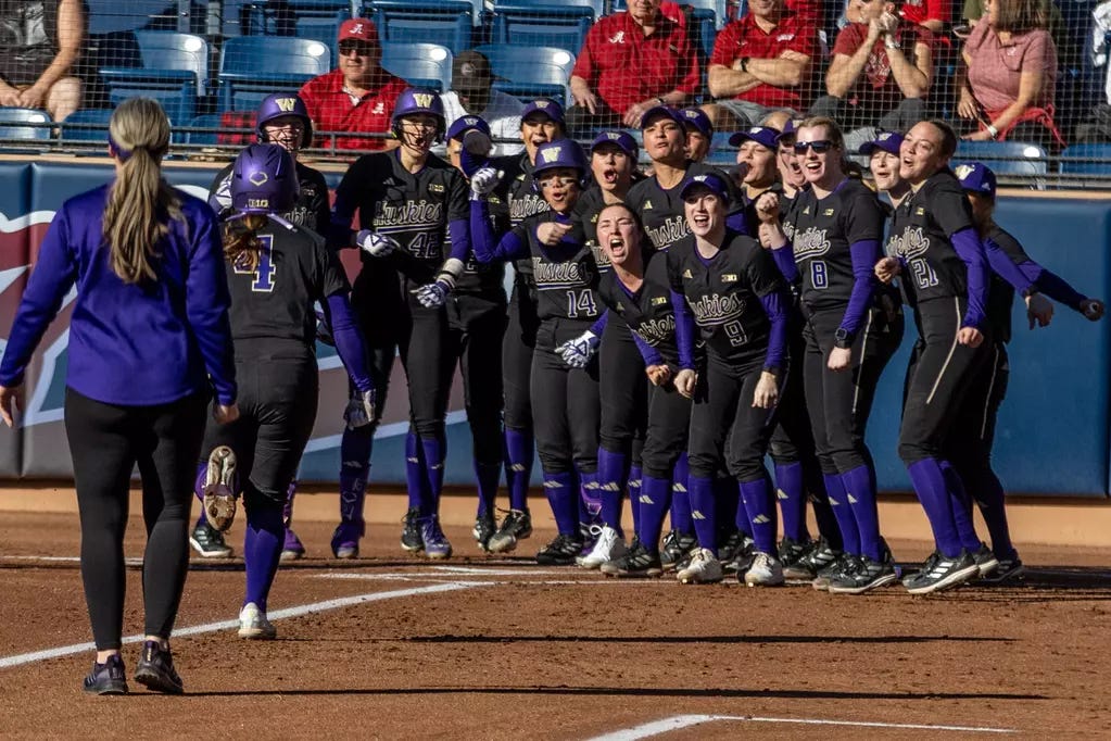 Washington softball run-rules Howard University 8-0 at Outrigger ...