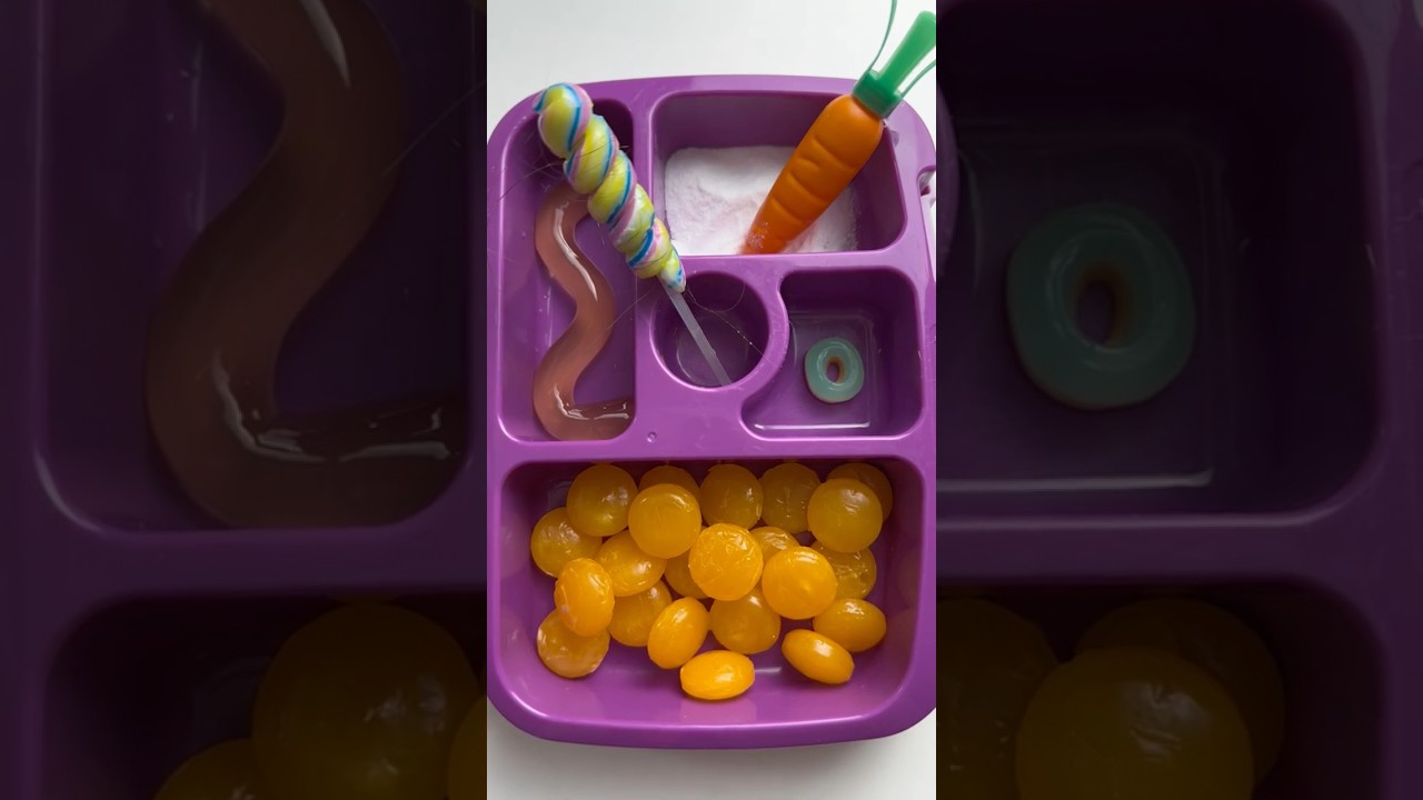 Packing school lunch with candy Mac and Cheese