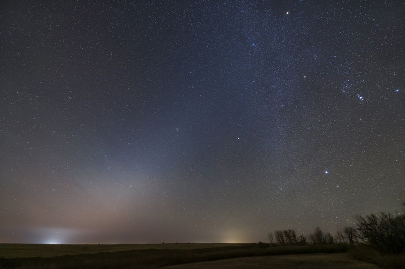 Strange triangle to appear in the night sky - how to see rare 'false dawn'