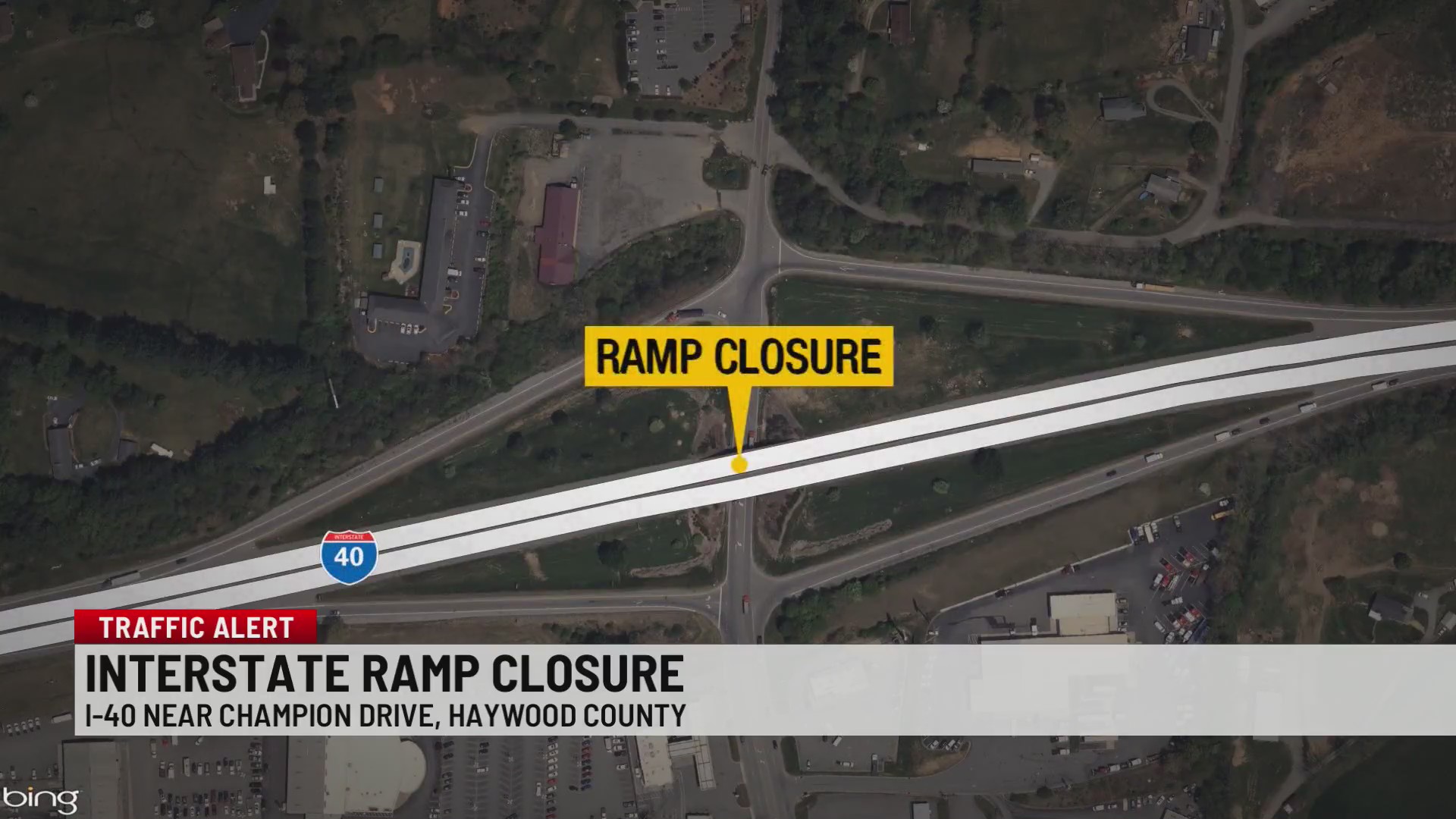 Nightly closures expected for exit ramp off I-40 until early March