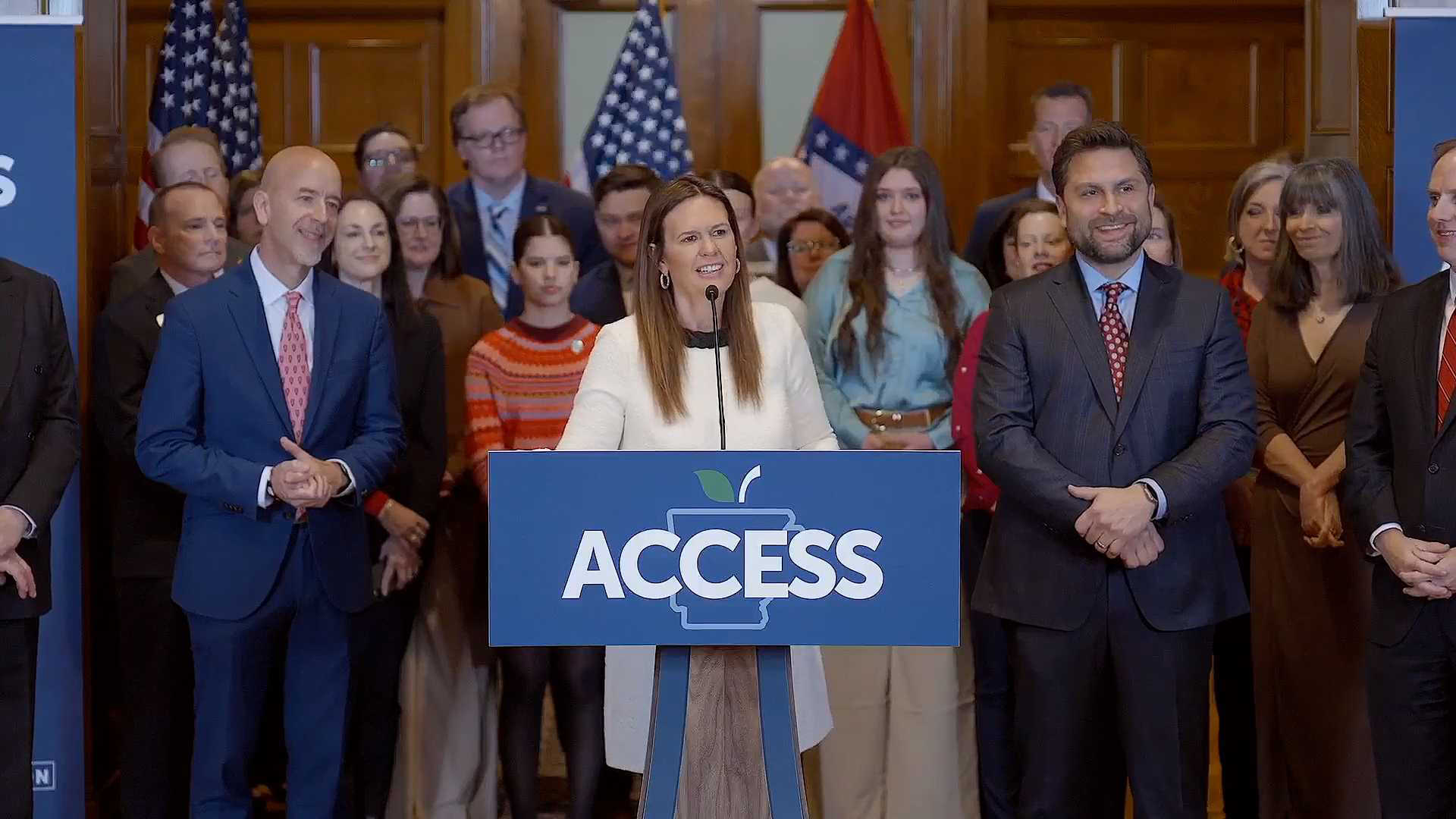 Arkansas Gov. Sarah Huckabee Sanders unveils plans to reform higher ... Arkansas Gov. Sarah Huckabee Sanders unveils plans to reform higher ...
