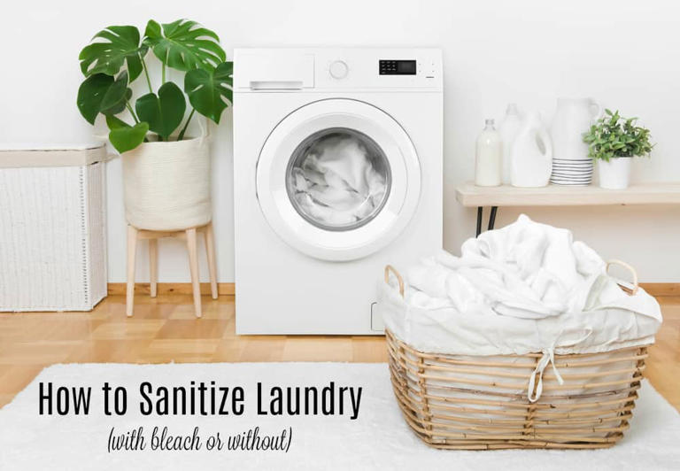 How to Sanitize Laundry (With Bleach or Without)